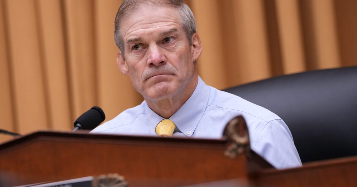 Jim Jordan Is Very Upset That Judges Might Learn Things Republican ...